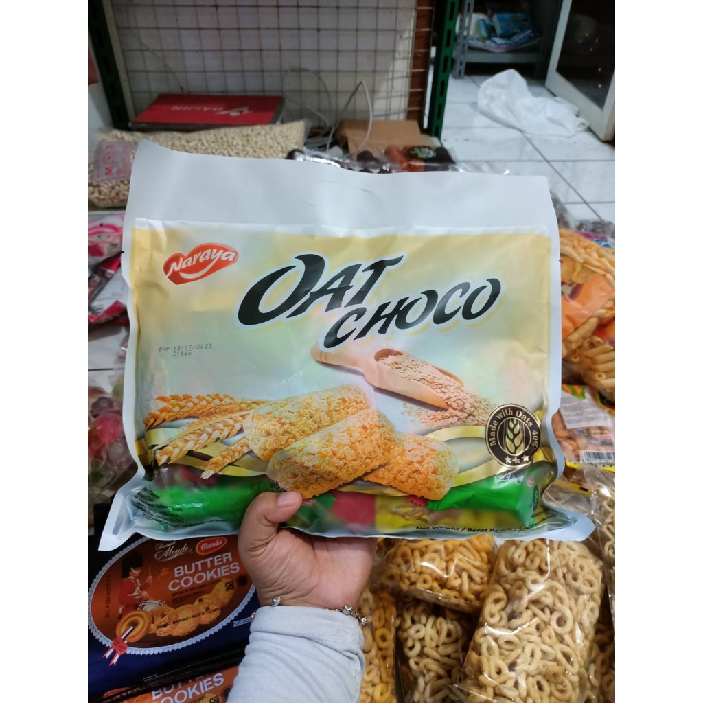 Jual NARAYA OAT CHOCO GANDUM - 400 gram (isi 40 pcs @ 10 gr) | Shopee ...