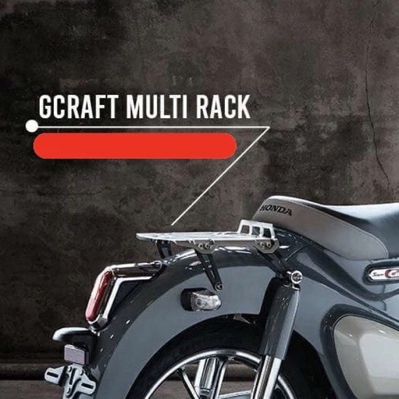 Jual Gcraft Multi Rear Rack V2 Long Luggage Carrier Honda Super Cub ...