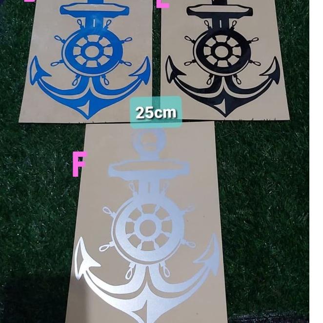 Jual [KODE PRODUK J6CRM7735] STIKER JANGKAR MENYALA STIKER MOBIL ...