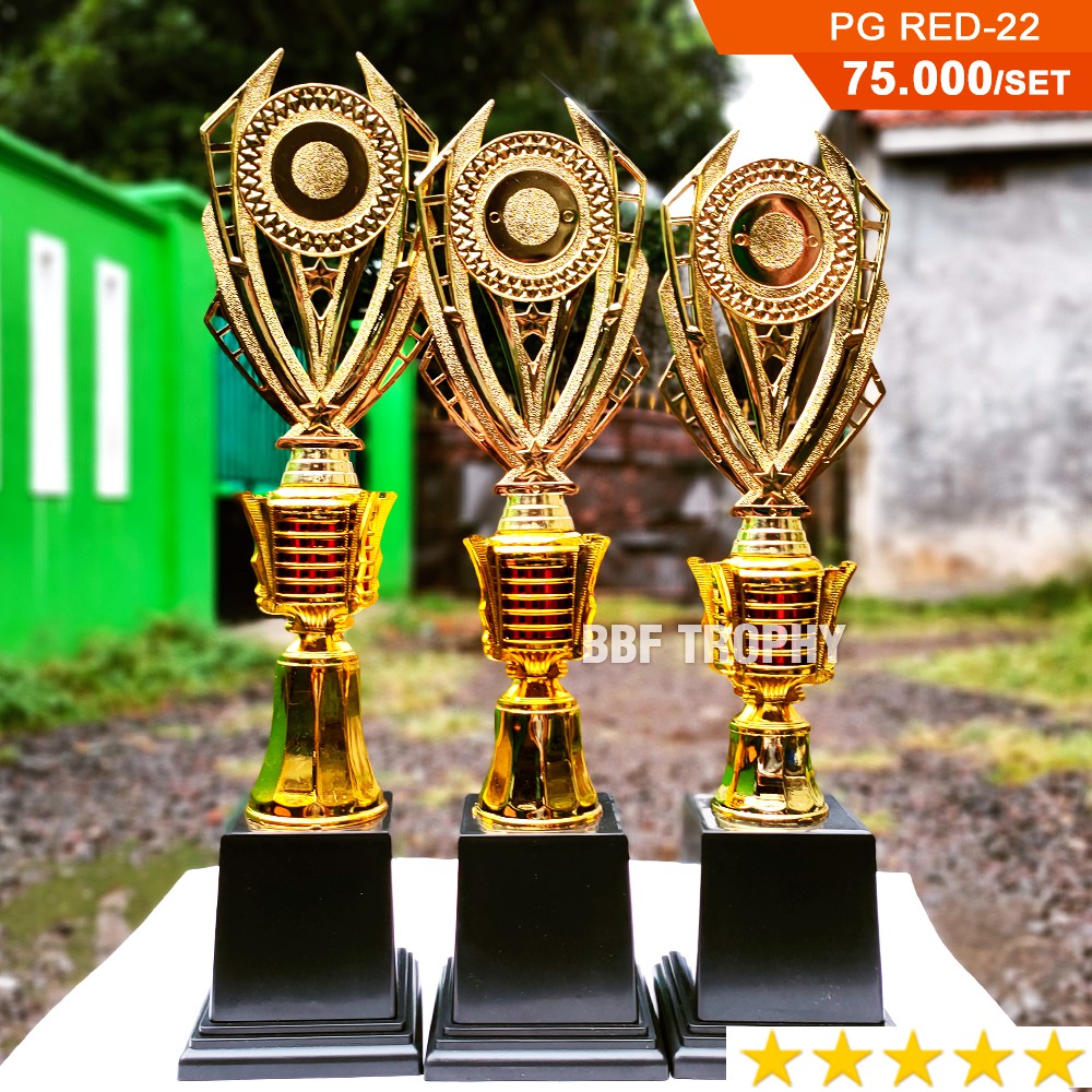 Jual Piala Set Pagoda PG RED-22 Juara 1-2-3 | Shopee Indonesia