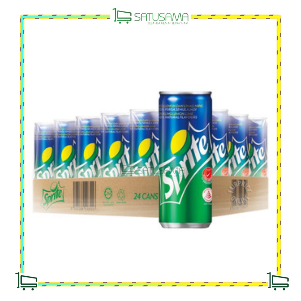 Jual Sprite Slim Can Minuman Ringan [250 mL] isi 24 / satusama | Shopee ...