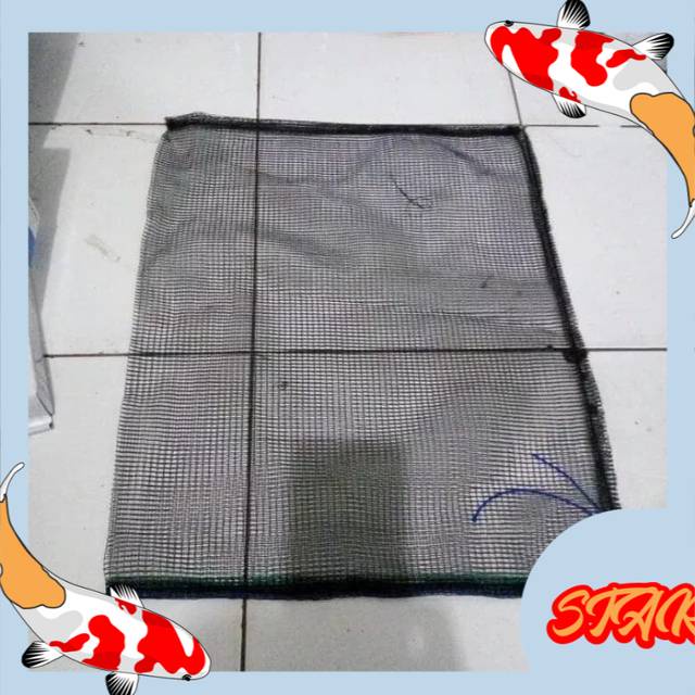 Jual kolam ikan media filter JARING HITAM UKURAN MEDIUM | Shopee Indonesia