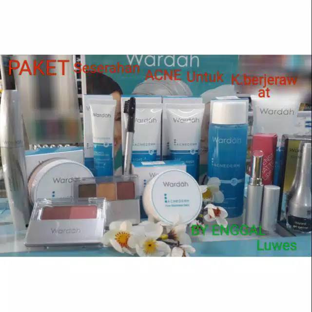 Jual [PROMO] PAKET WARDAH SESERAHAN ACNE DERM (FREE BOX) | Shopee Indonesia