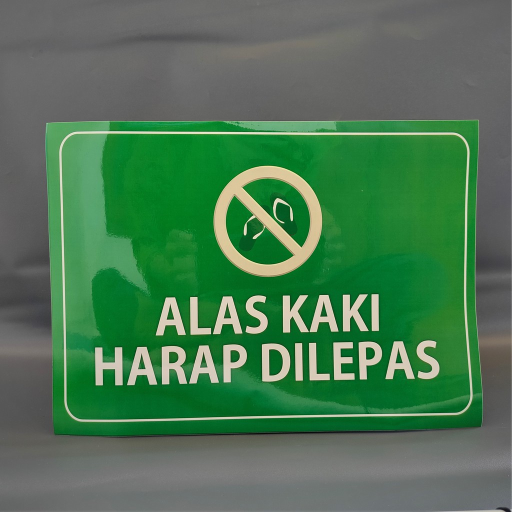 Jual Stiker Vinyl Alas Kaki Harap Dilepas – Stiker Alas Kaki Harap ...