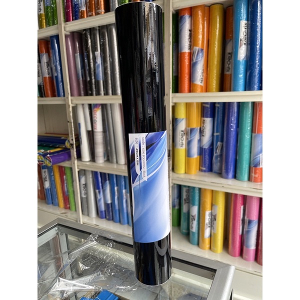 Jual HARGA PERMETER Pro-fix 070 STIKER SKOTLET POLOS WARNA HITAM GLOSSY ...