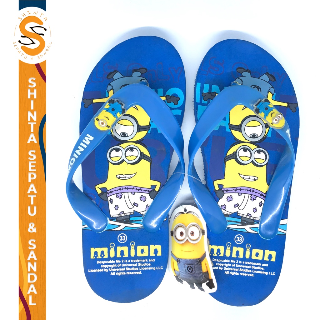 Jual SANDAL JEPIT ANDO MINION (REJECT) | Shopee Indonesia