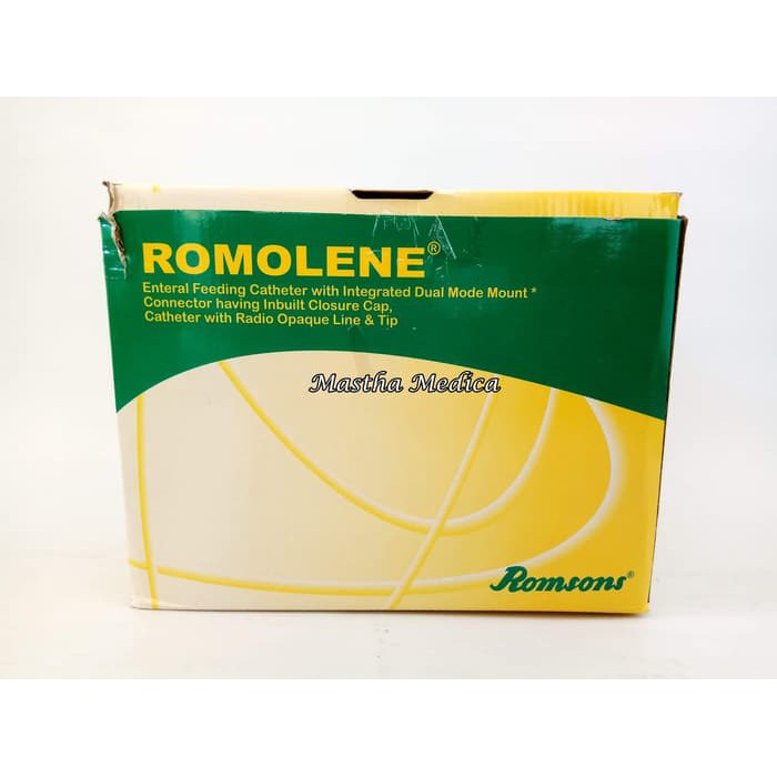 Jual Selang Makan NGT Feeding Tube Romolene Dewasa Romsons 16 FR perBox ...