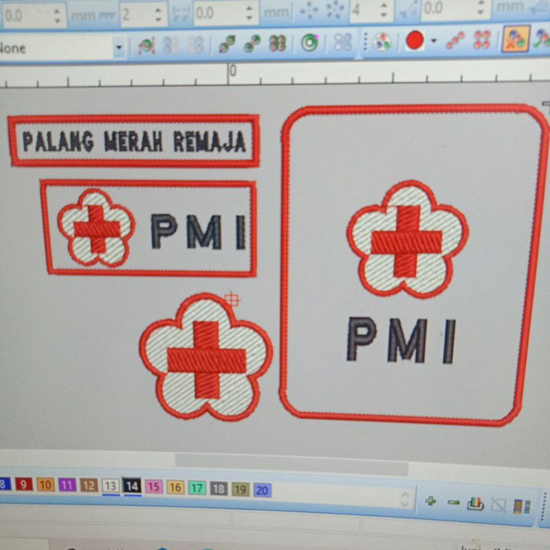 Jual Patch Logo Bordir Palang Merah Indonesia (PMI) | Shopee Indonesia