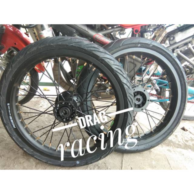 Jual Velg velak klx 150 klx bf 150 dtracker 150 ring 17 supermoto lebar ...