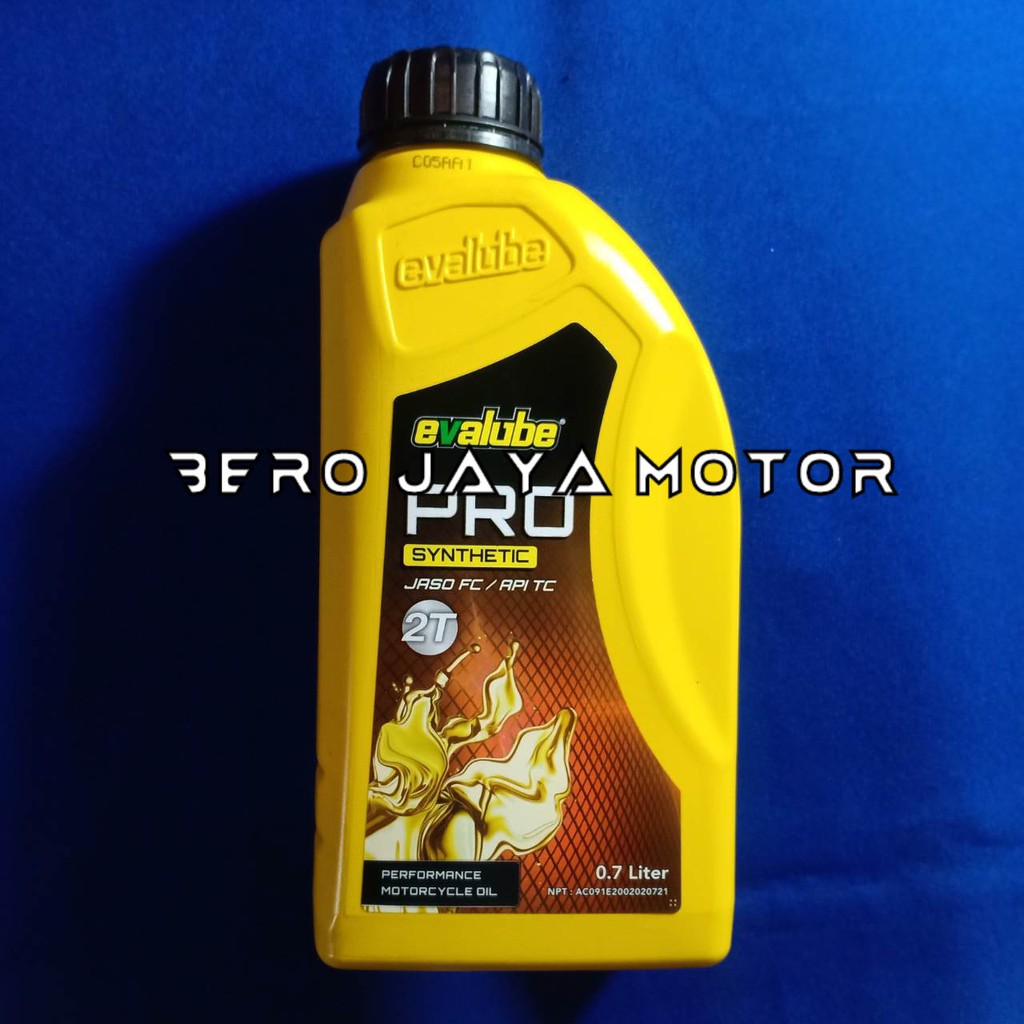 Jual Evalube Pro 2T 0,7L ORIGINAL, Oli Samping untuk motor 2tak ...