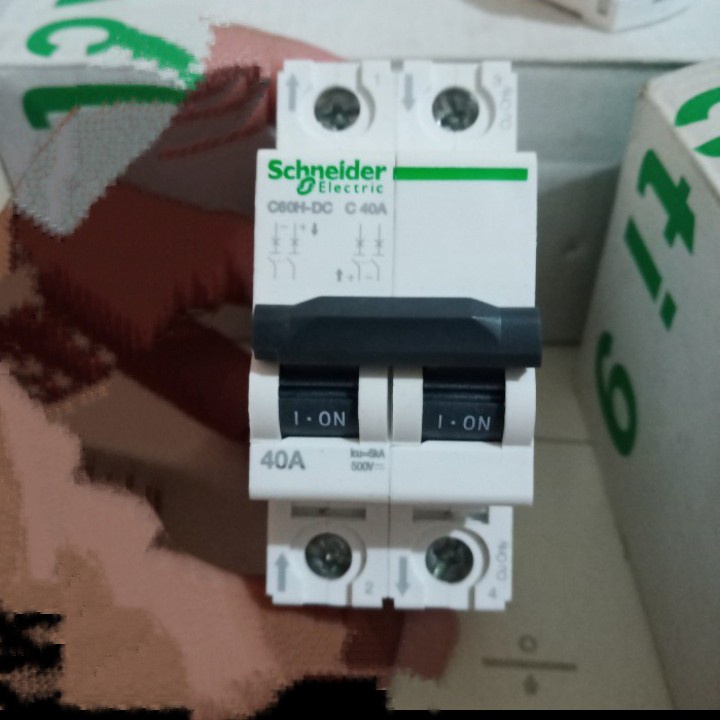 Jual MCB C60H DC 2P 2A 4A 6A 10A 16A 20A 25A 32A 40A 50A 63A Schneider electric | Shopee Indonesia