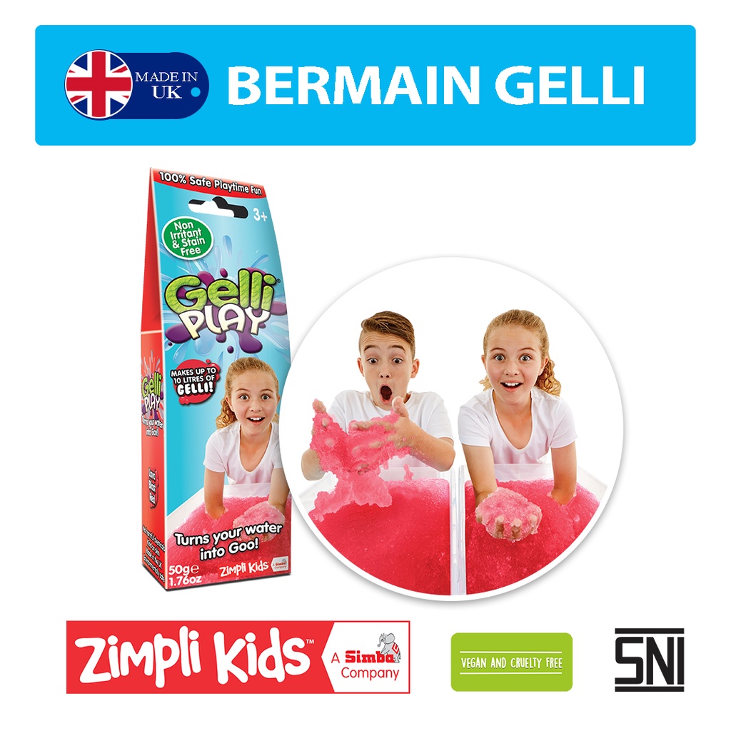 Jual Seraphina Zimplikids Gelli Baff Play Red 50g | Shopee Indonesia