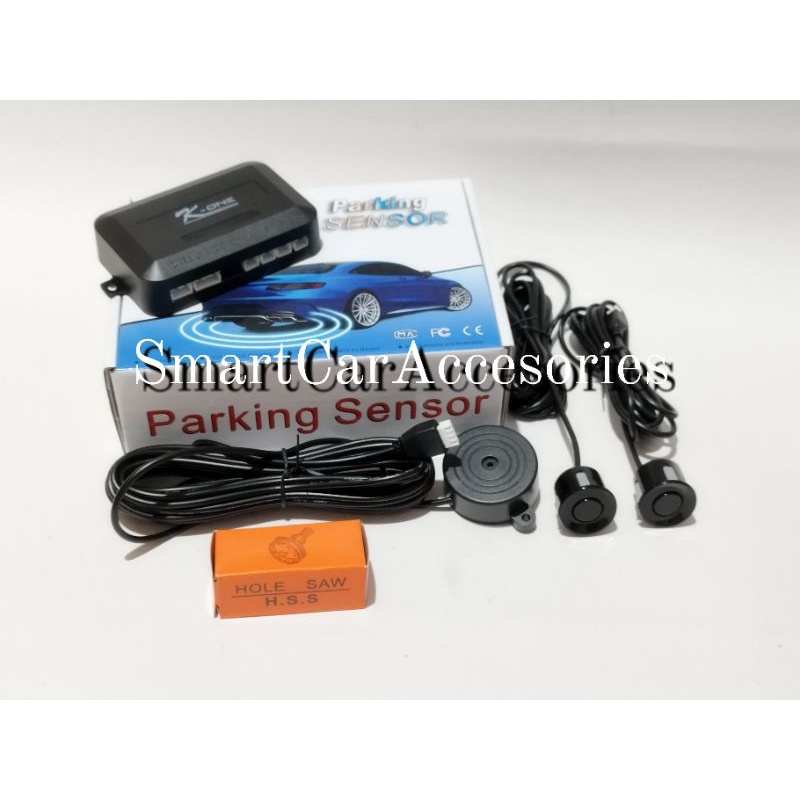 Jual Sensor Alarm Sirine Parkir Parking Atret Mundur Mobil 2 Titik ...