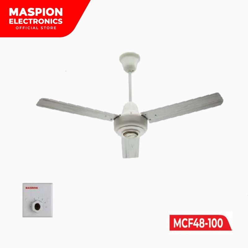 Jual MASPION CEILING FAN KIPAS BALING BALING 48" MCF48-100W | Shopee ...