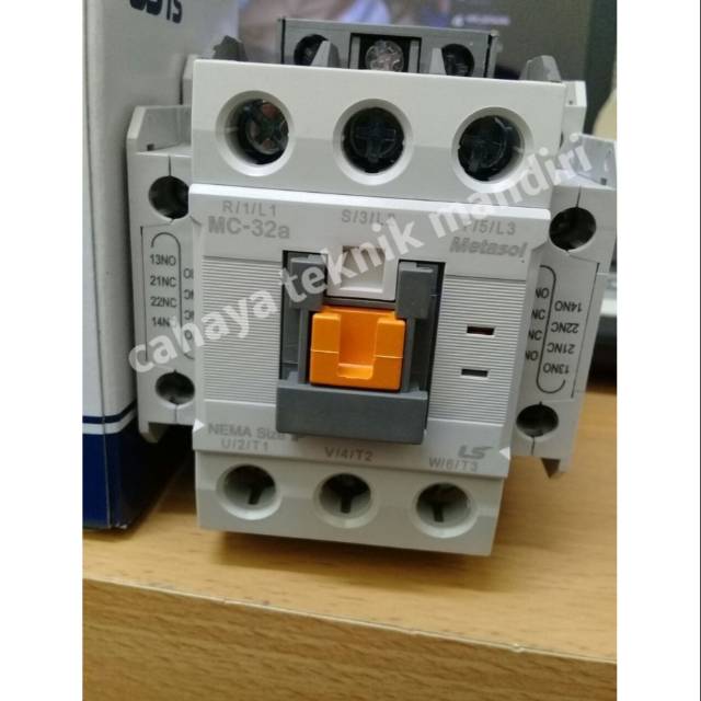 Jual Kontaktor LS metasol MC-32a 3 pole 2 No 2Nc DC coil ( vdc ) | Shopee Indonesia