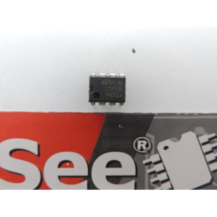 Jual IC LM393P LM393 dual differential comparator LM 393 DIP8 DIP 8 pin ...