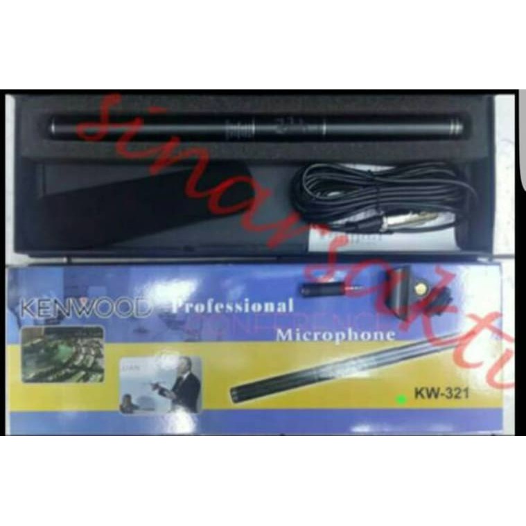 Jual Mic Kenwood KW 321 ( Shotgun / telescopic microphone ) | Shopee ...