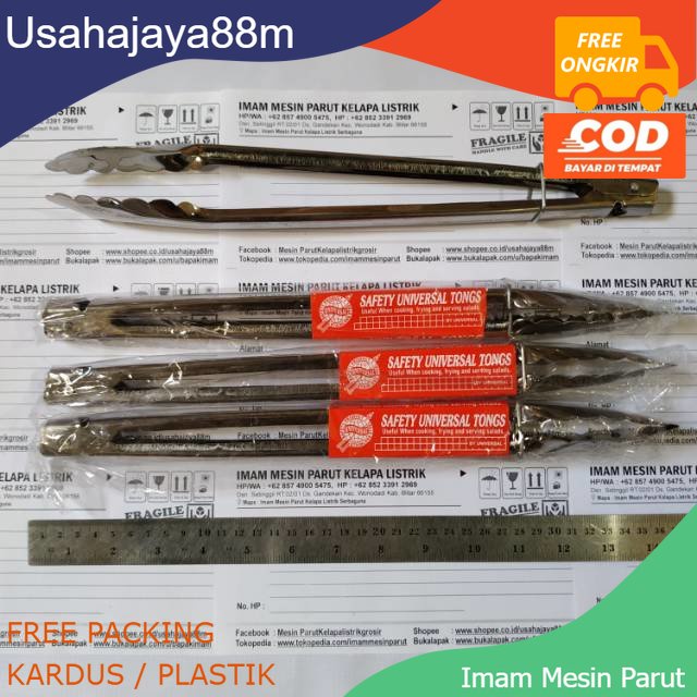 Jual Capitan Stainless 35cm Capitan Jepitan Tirisan Gorengan Penjepit ...