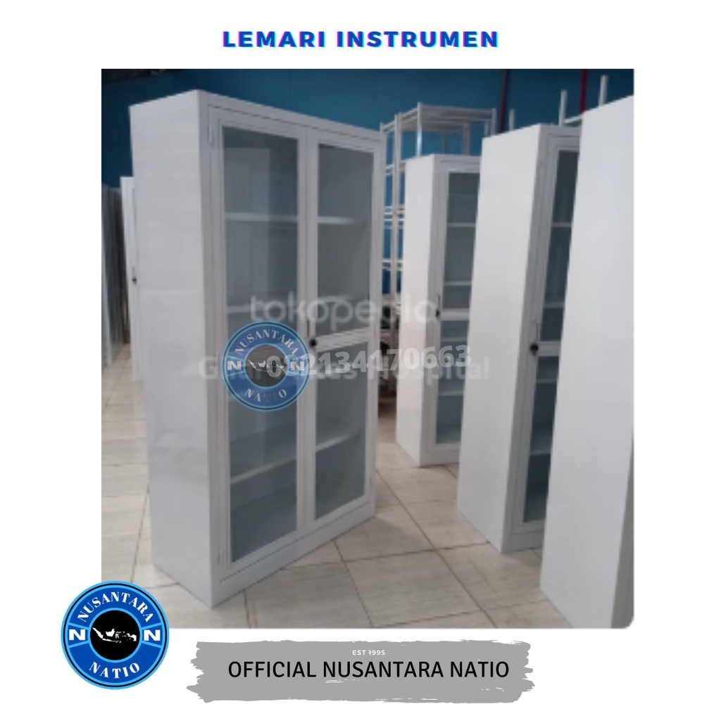 Jual LEMARI INSTRUMEN BESI 2 PINTU (BERKUALITAS) | Shopee Indonesia