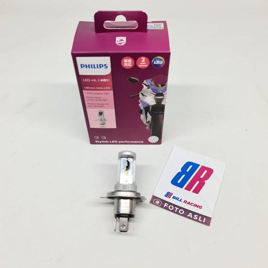 Jual Philips Ultinon Essential Moto LED HL HS1 130% 6000K Putih Lampu Motor 9 WATT | Shopee ...