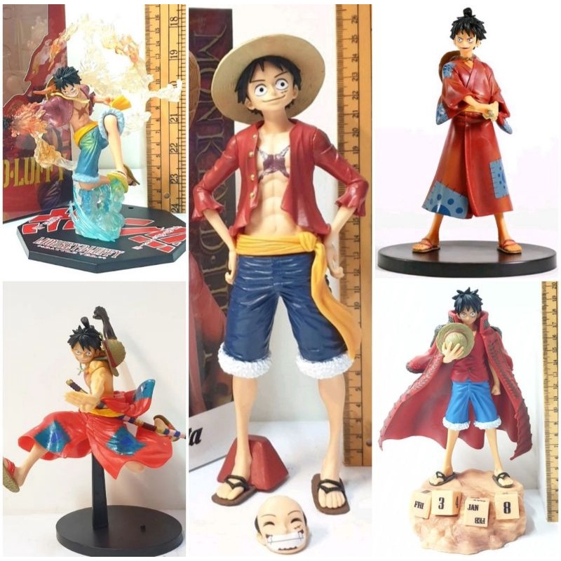 Jual ACTION FIGURE ONE PIECE PORTGAS D ACE LUFFY FIGUR BANDAI KEMASAN ...