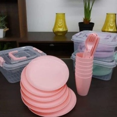Jual piring set informa/perlatan makan informa/TEMPAT MAKAN SET LUNCH ...