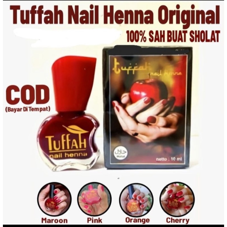 Jual Tuffah Nail Henna Sah Sholat | Shopee Indonesia