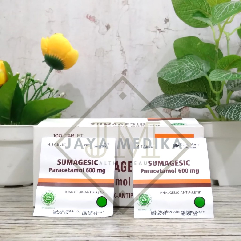 Jual Sumagesic Paracetamol 600 mg Per Box isi 100 tablet | Shopee Indonesia