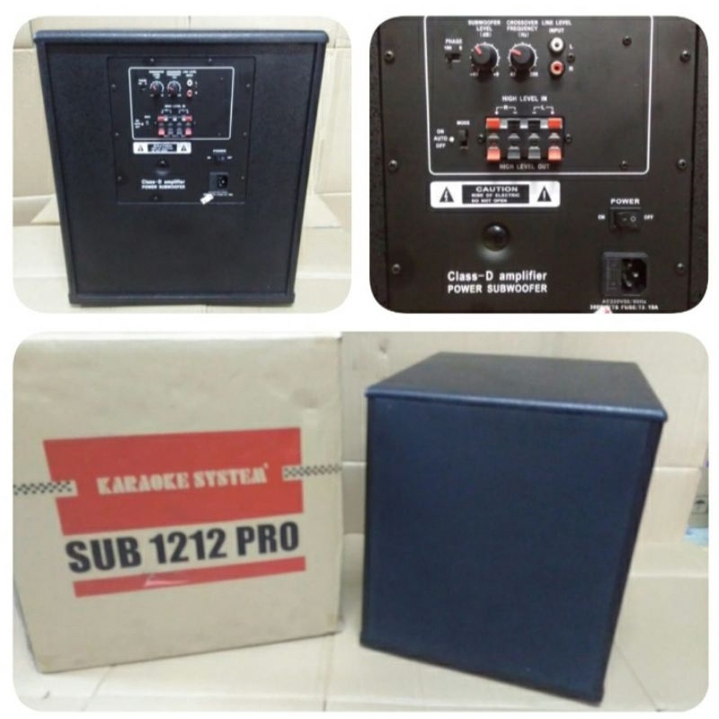 Jual Subwoofer Aktif 12 inch Polos Hf 1212 pro subwofer 12 inch ...