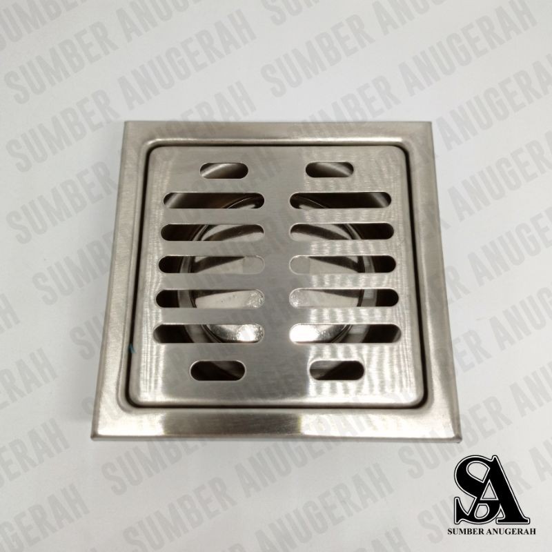 Jual Floor Drain Kotak Minimalis Avur Lantai Saringan Got Stainless Steel | Shopee Indonesia