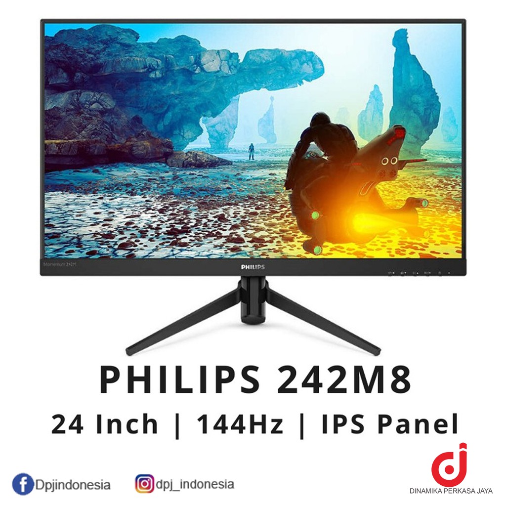 Jual PHILIPS 242M8 24" FHD 144Hz IPS Monitor | Shopee Indonesia