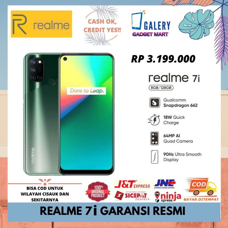 Jual Realme 7i RAM 8GB ROM 128GB (GARANSI RESMI) | Shopee Indonesia