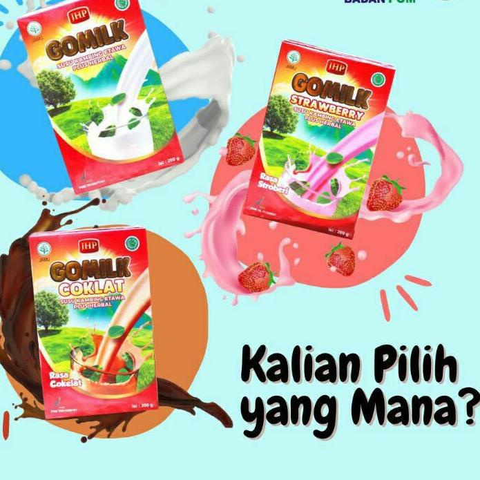 Jual Terjangkau - Gomilk Go milk susu kambing ettawa plus herbal daun ...