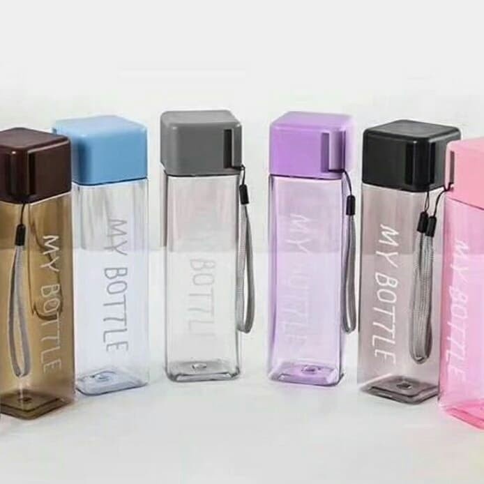 Jual MINUM-BOTOL- MY BOTTLE SEGI TALI GANTUNG WARNA - BOTOL AIR MINUM ...