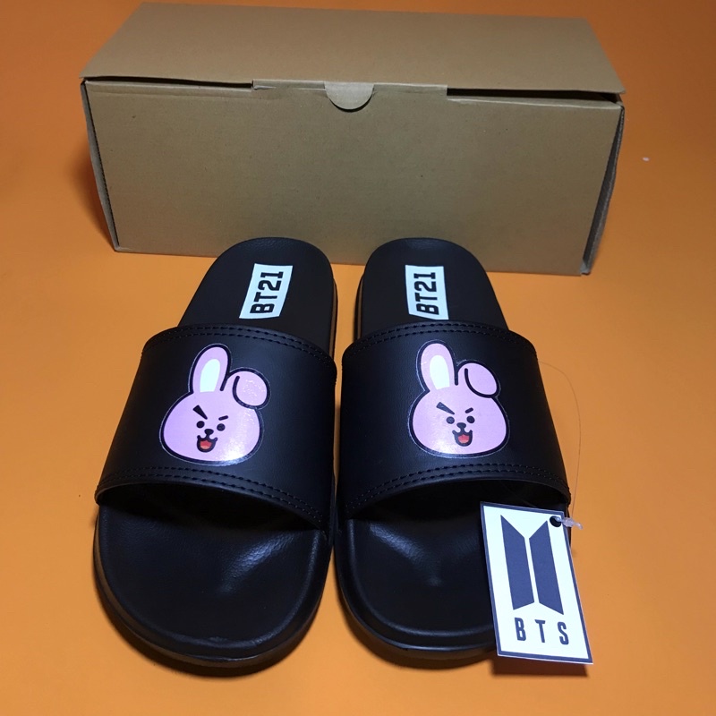 Jual BT21 Sandal Slide BT21 TATA, COOKY. Sandal Slide BT21 by Sendal.ku ...