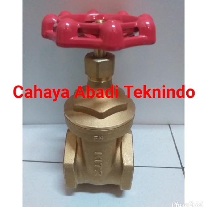 Jual Gate Valve Kitz 2"(Inch) Gate Valve Kuningan Kitz 100% Original | Shopee Indonesia