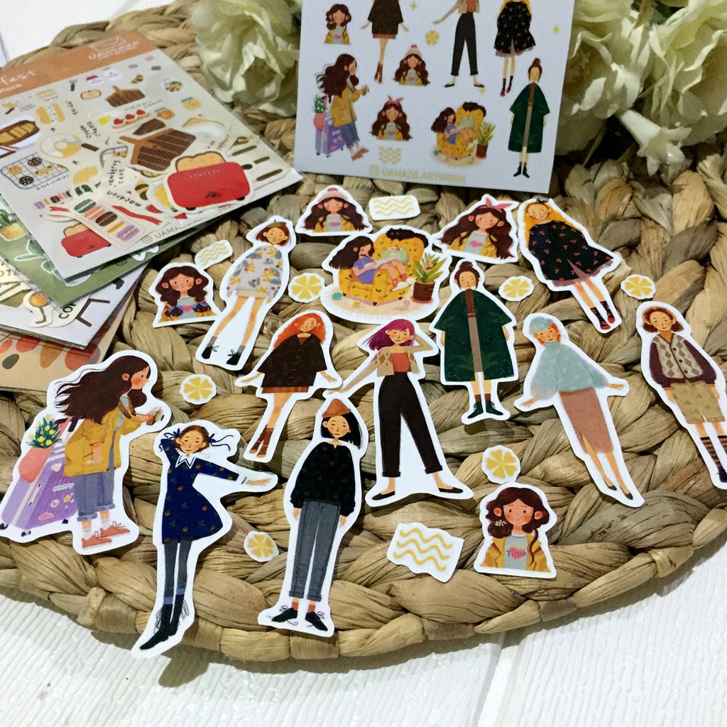 Jual Sticker Tumblr / Sweet Girls / Sticker Pack / Sticker Lucu ...