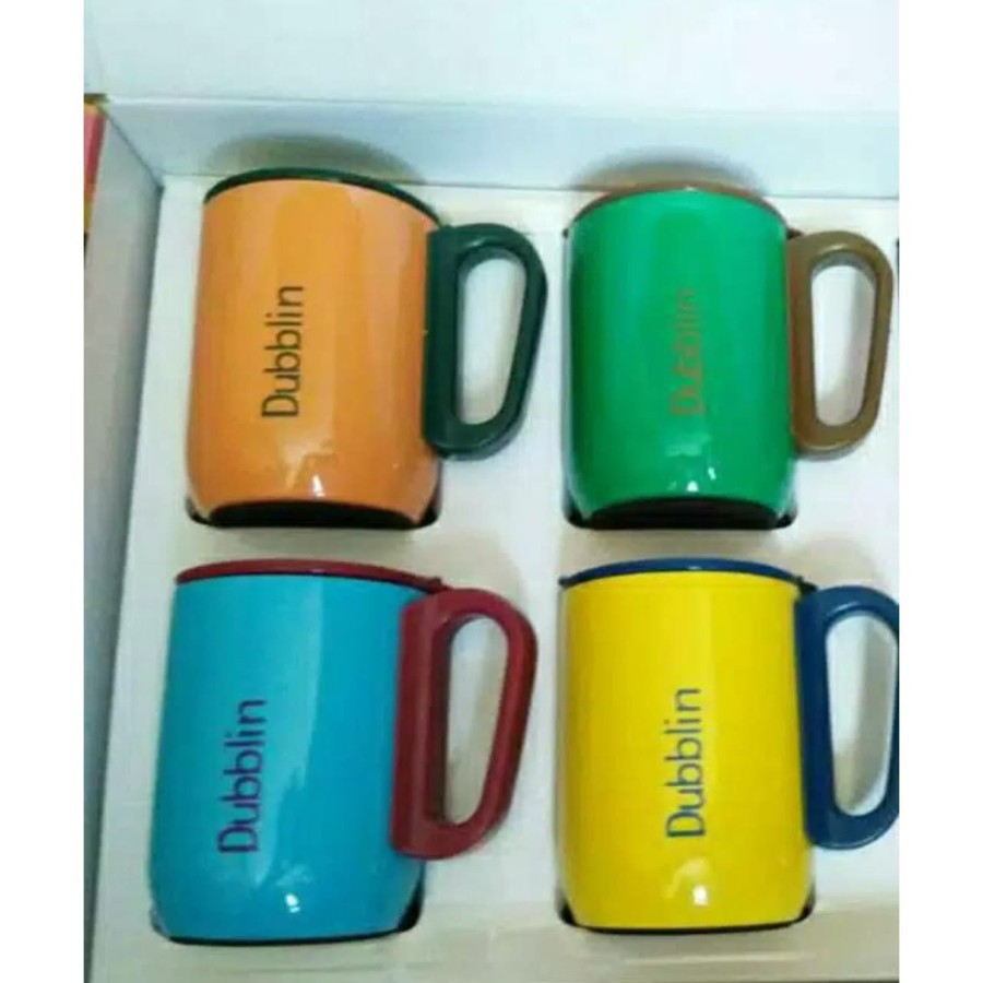 Jual Gelas Polo Mug SEt 4pcs Dubblin 220ml | Shopee Indonesia