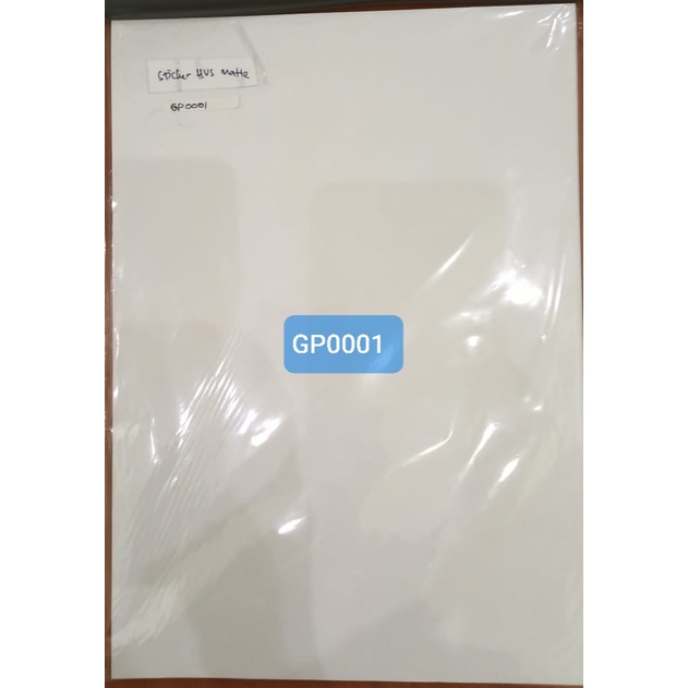 Jual Kertas Sticker ukuran A4 HVS Matte | Shopee Indonesia