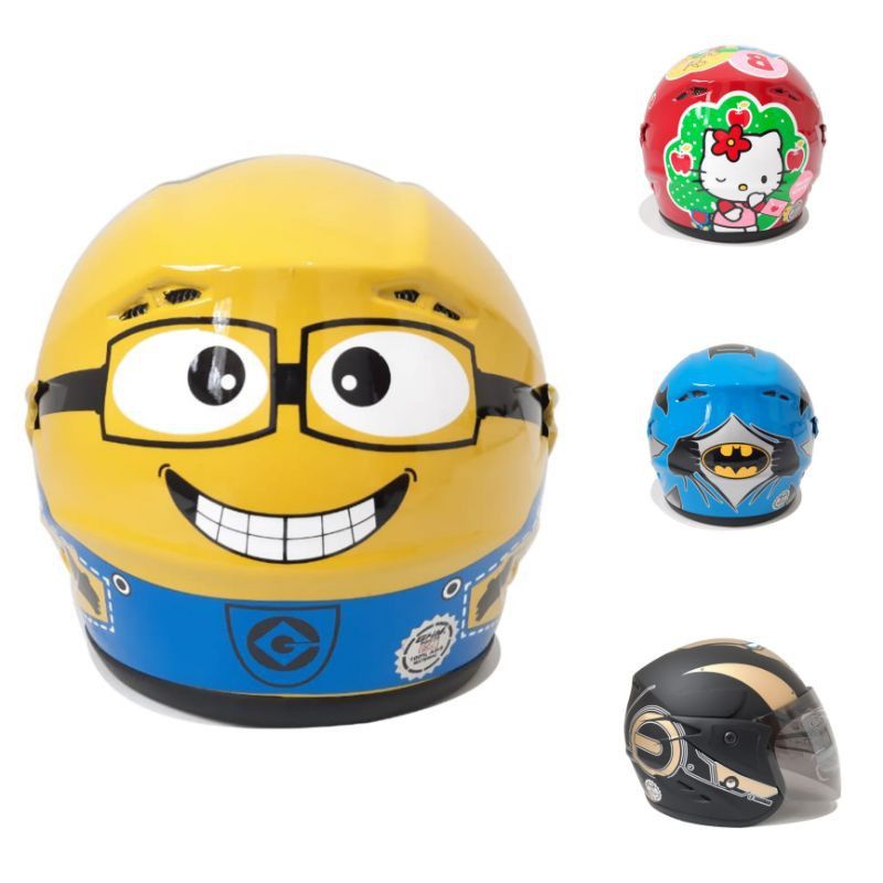 Jual Helm Anak Sky Karakter Original SNI Untuk Anak Usia 3-10 Tahun ...