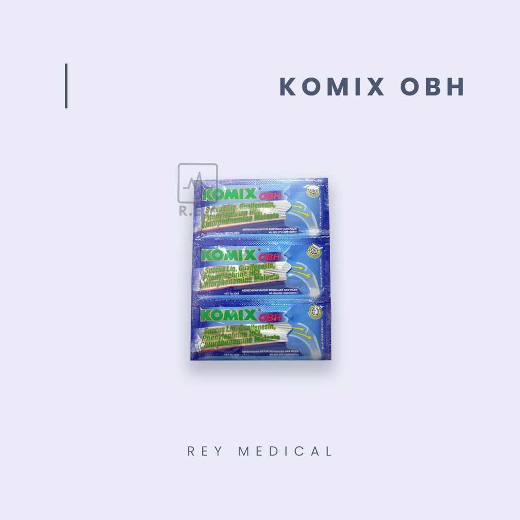 Jual Obh Komix Obat Batuk Dan Flu Sachet isi 30 | Shopee Indonesia