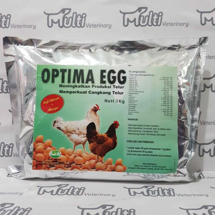 Jual OPTIMA EGG 1kg Raid All - Meningkatkan Produksi Telur dan ...