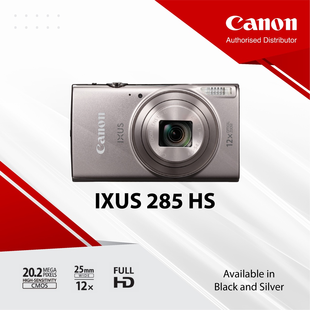 Jual Canon Camera Pocket IXUS 285 HS - Silver | Shopee Indonesia