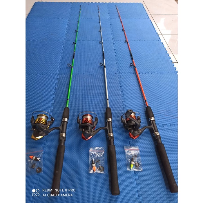 Jual Set Pancing Lengkap Joran Sambung Panjang 1.35m 135 cm Kapasitas ...