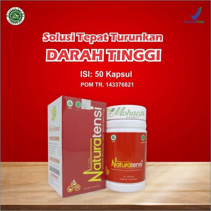 Jual 100% ORIGINAL NATURATENSI OBAT HERBAL TURUNKAN DARAH TINGGI DAN ...