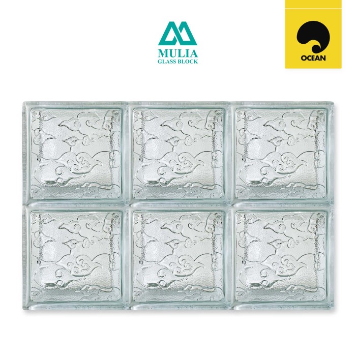 Jual GLASS BLOCK DINDING MULIA / GLASS BLOK KACA RUMAH 1 DUS (6 BUAH ...