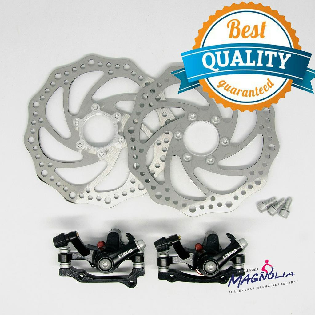 Jual Rem Cakram Sepeda Set MTB Lipat Rotor 160MM 1 Pasang Eterna ...