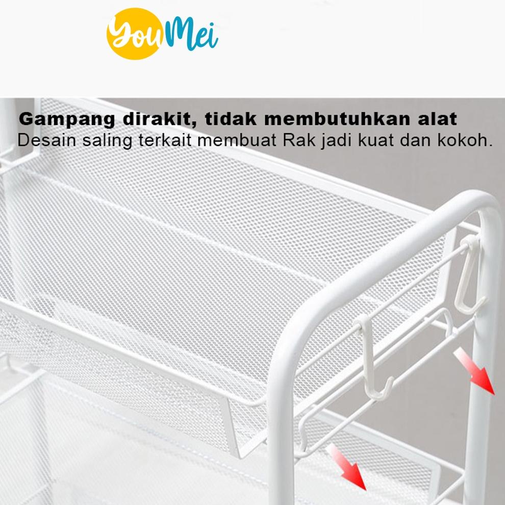 Jual PRODUK- RAK RODA 3 4 5 SUSUN / RAK PENYIMPANAN BERODA SERBAGUNA ...