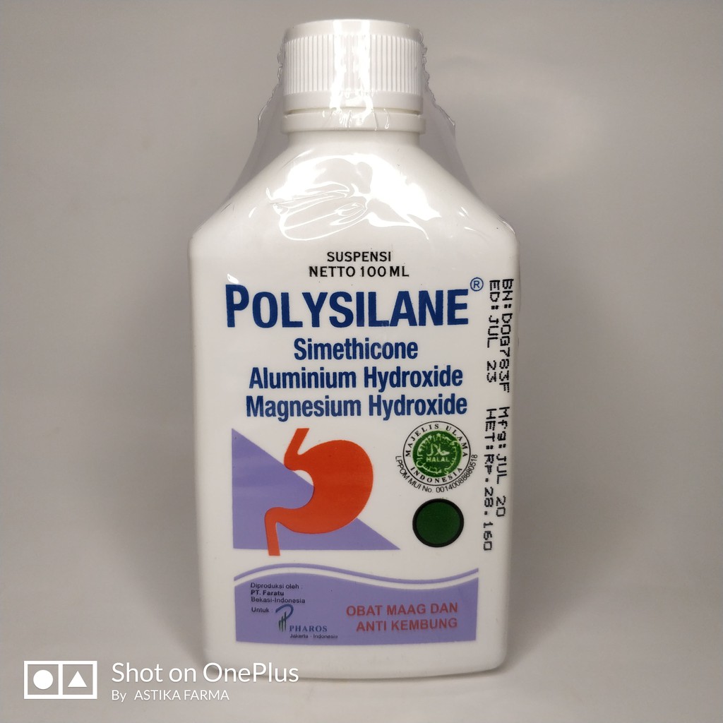 Jual POLYSILANE (100ML) - Obat Maag dan Anti Kembung | Shopee Indonesia