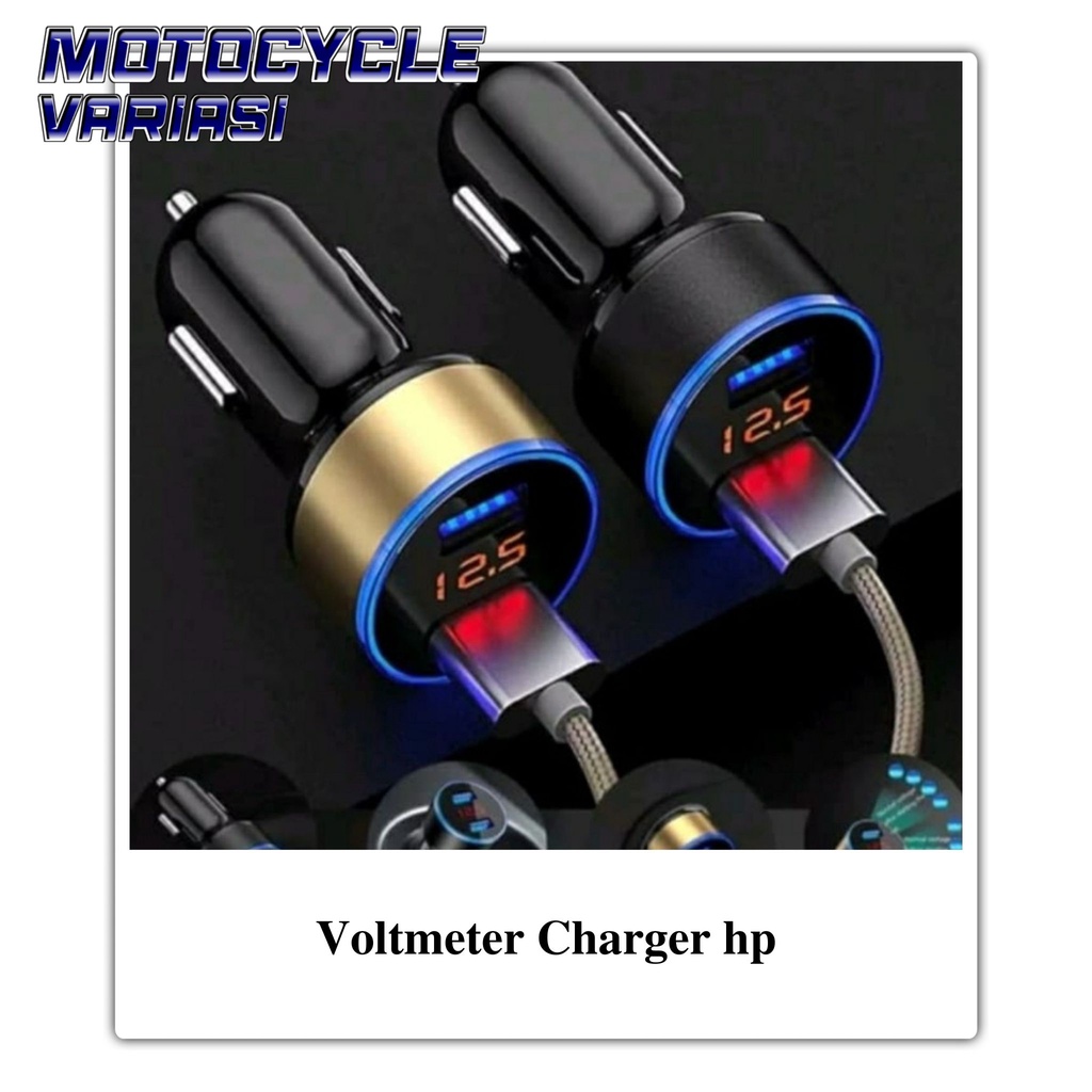 Jual Voltmeter Charger hp nmax 2020 honda adv pcx scoopy genio aerox ...